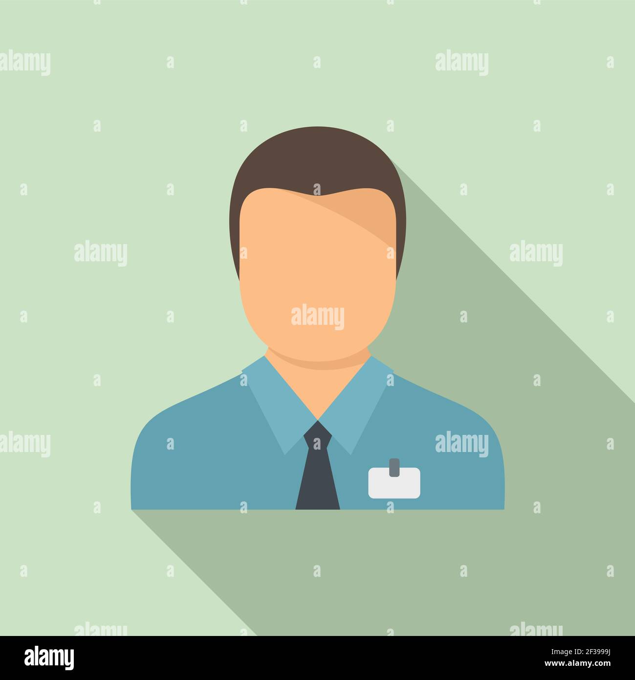 Female young shop assistant Stock Vector Images - Alamy