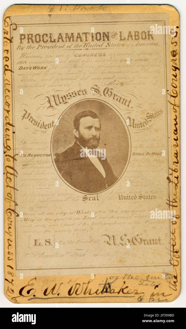 Proclamation on labor by the President of the United States of America ...