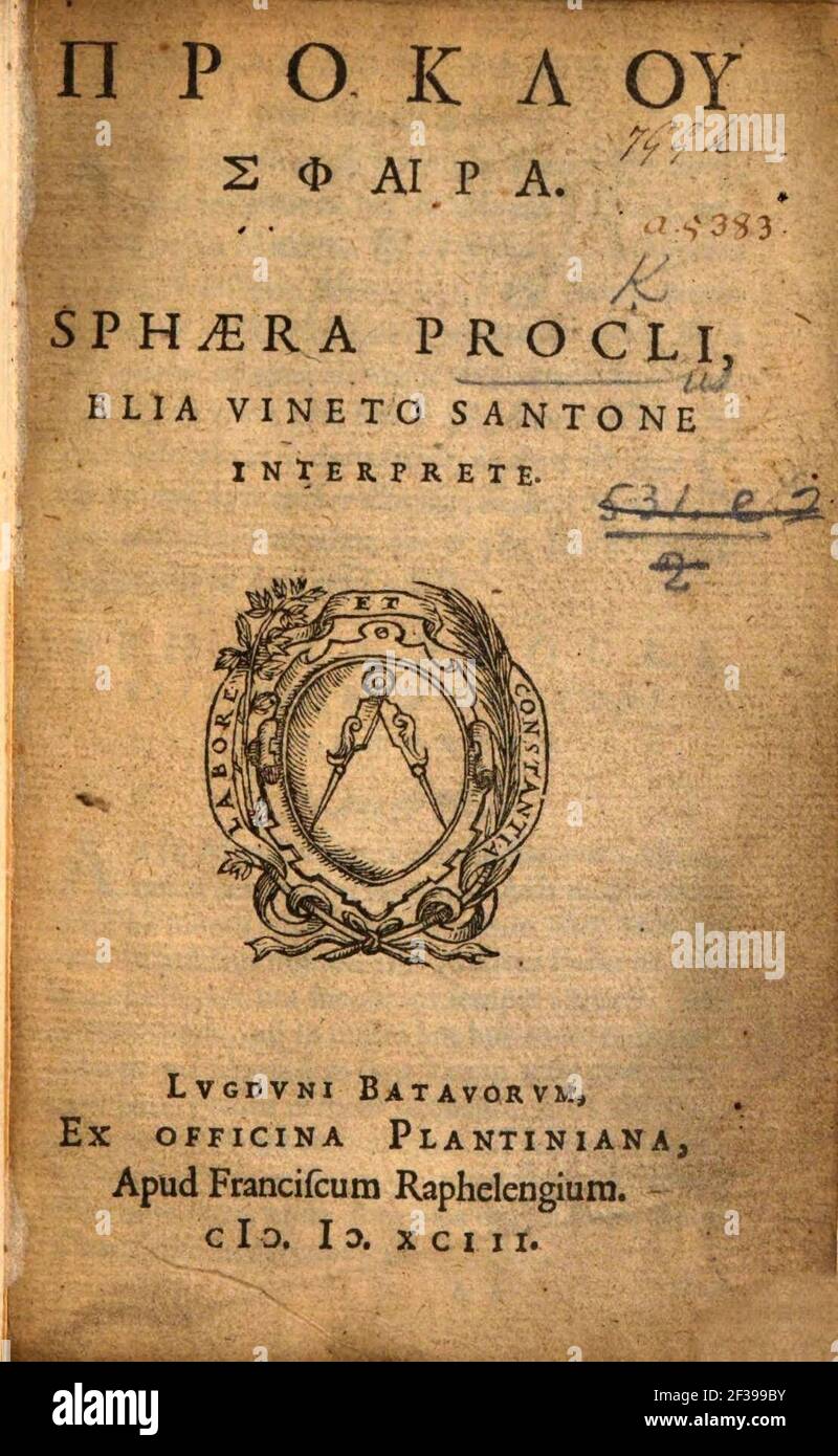 Proclus hi-res stock photography and images - Alamy