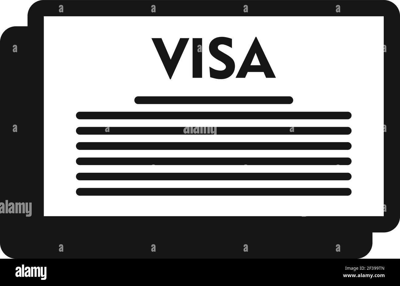 Travel visa icon, simple style Stock Vector Image & Art - Alamy