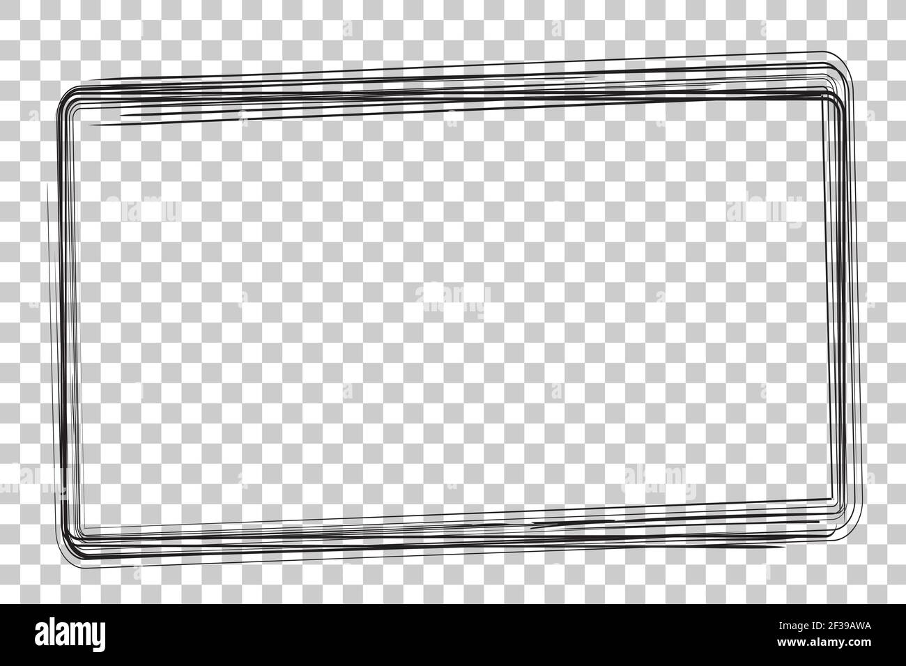 Hand Drawn Rectangle Vector