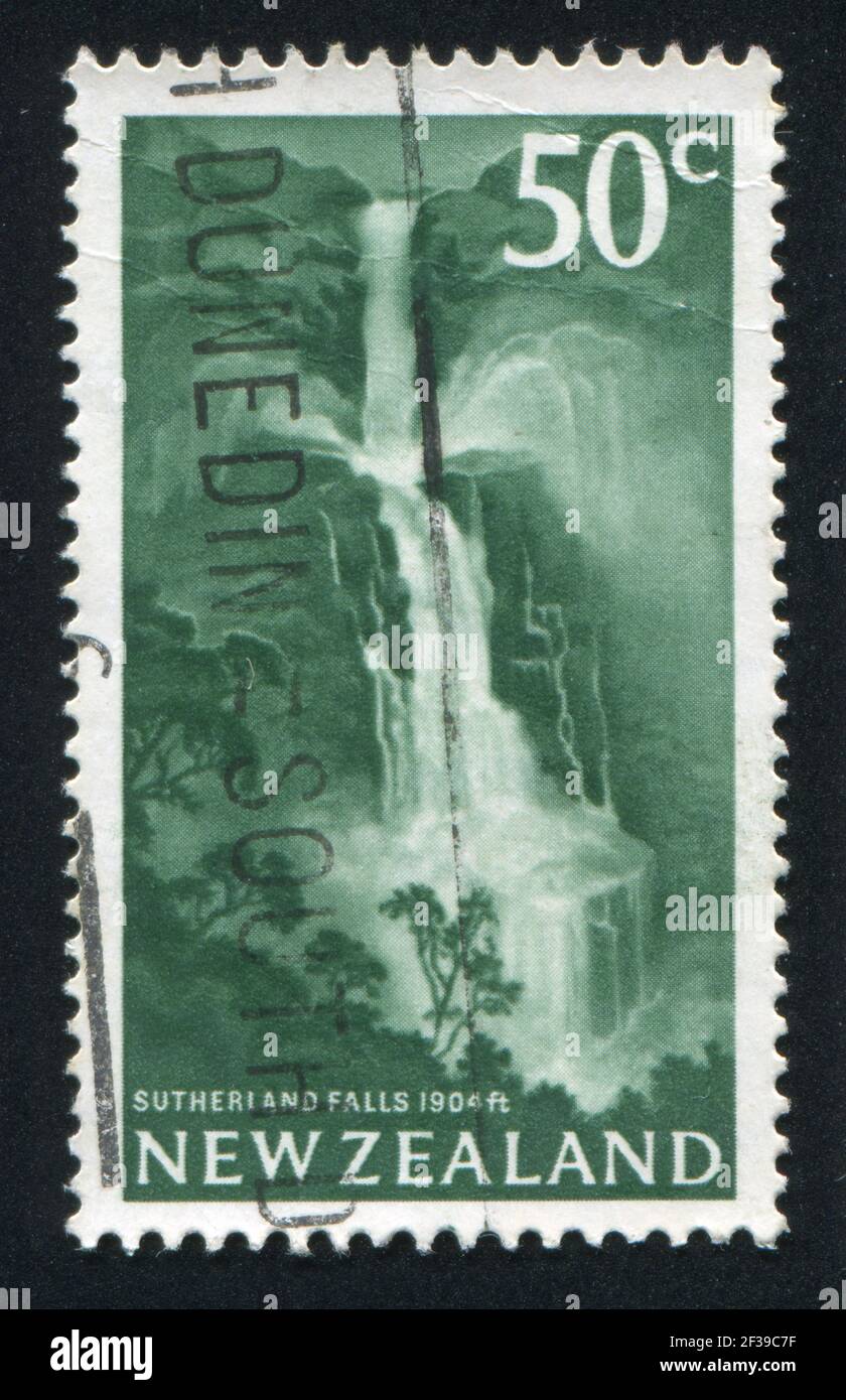 NEW ZEALAND - CIRCA 1967: stamp printed by New Zealand, shows ...