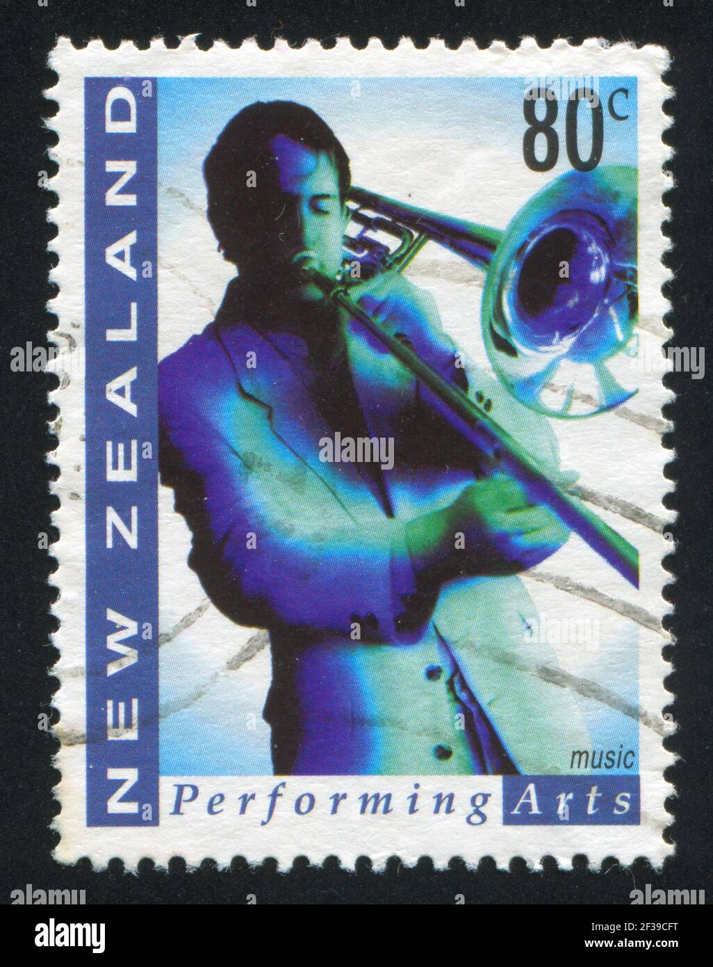 NEW ZEALAND - CIRCA 1998: stamp printed by New Zealand, shows Man ...