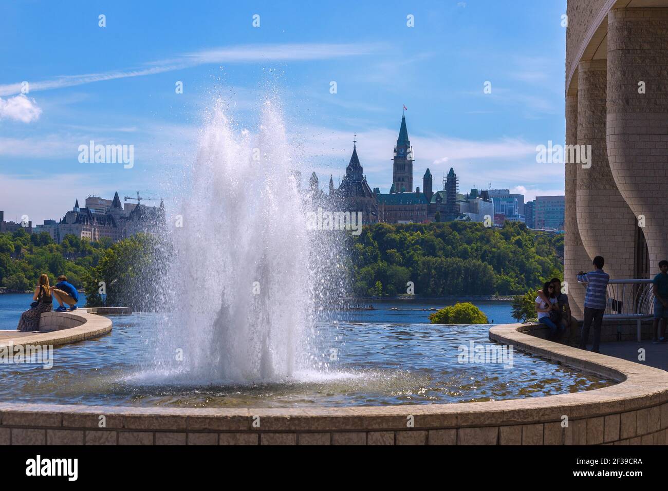 Ottawa parliament hill panorama hi-res stock photography and images - Alamy