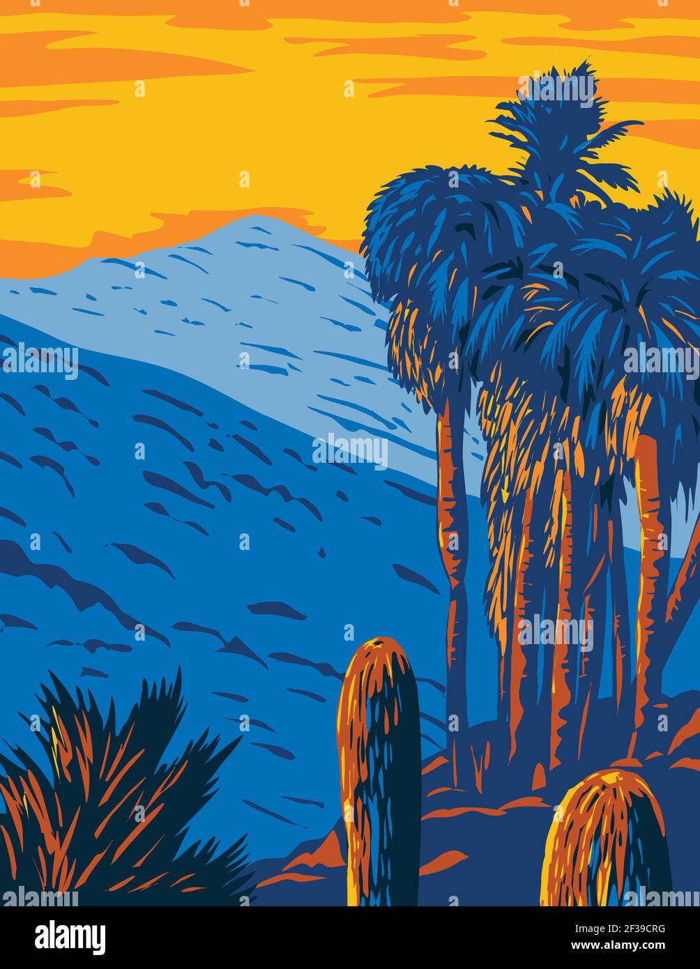 Santa rosa and san jacinto national monument Stock Vector Images - Alamy