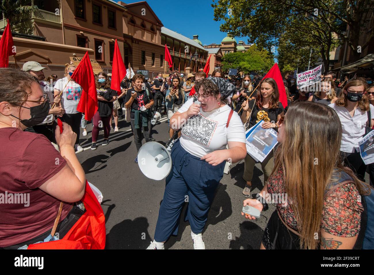 Sydney Australia March 15 2021 Thousands Of Australian Women