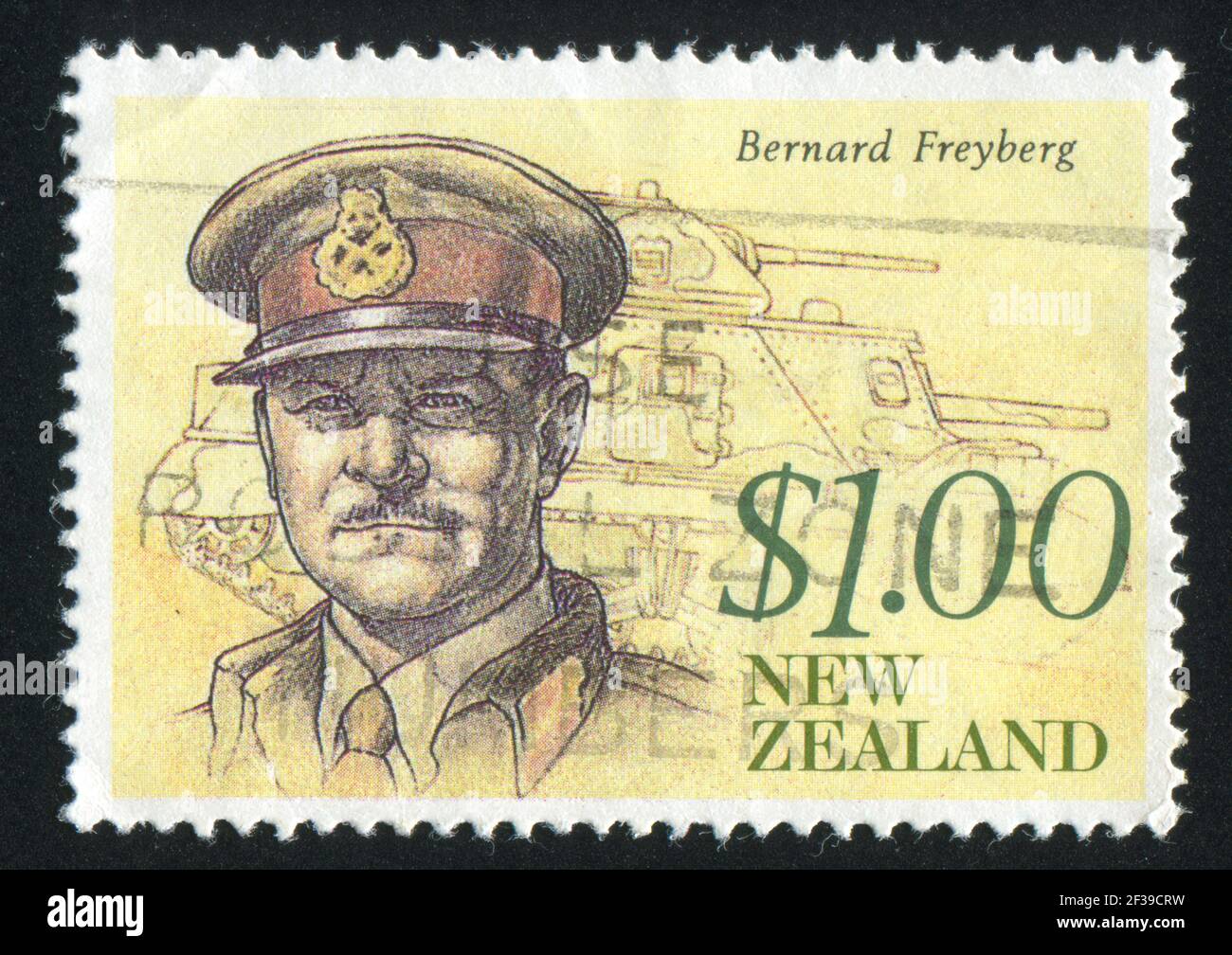 NEW ZEALAND - CIRCA 1990: stamp printed by New Zealand, shows Governor ...