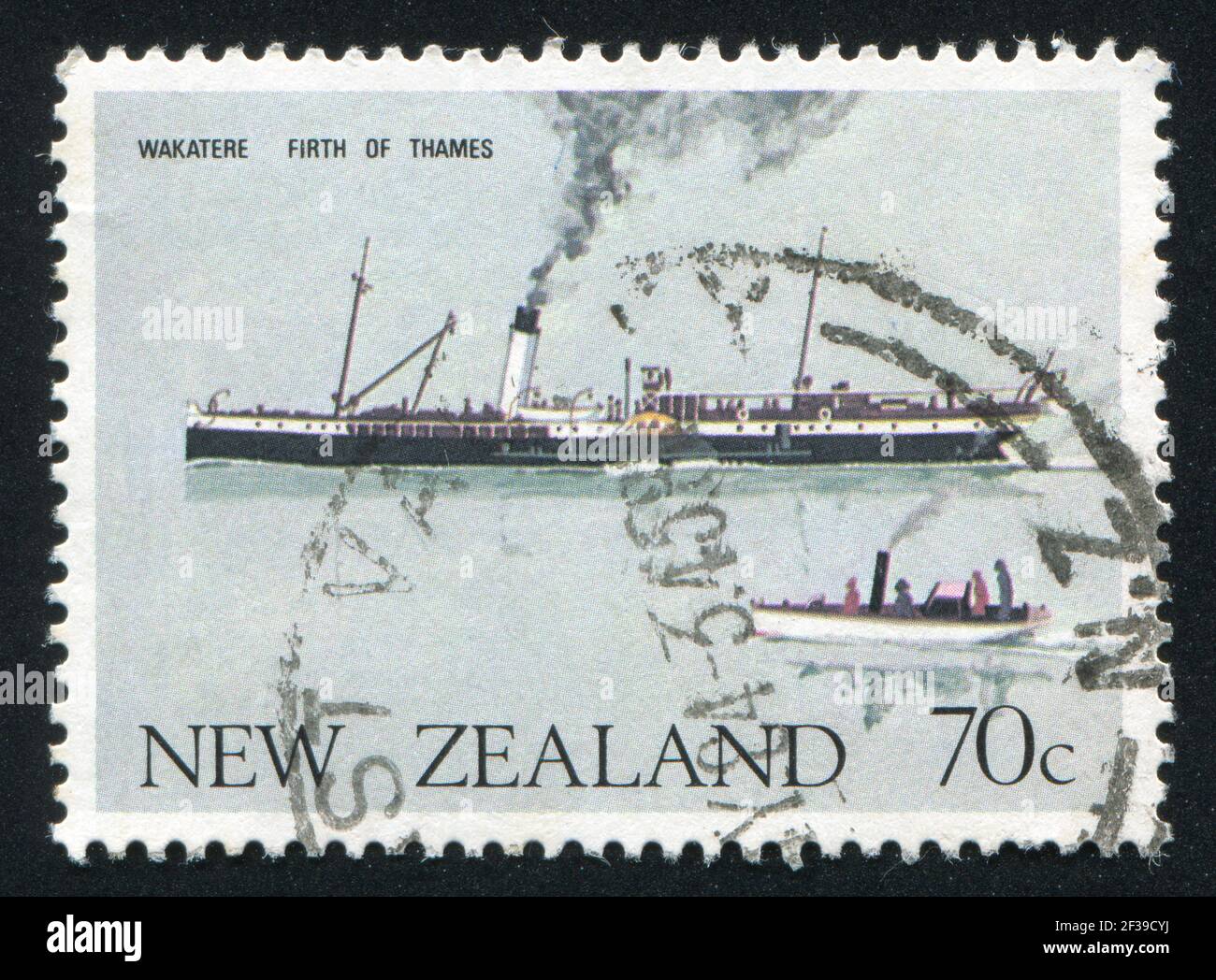NEW ZEALAND - CIRCA 1984: stamp printed by New Zealand, shows Wakatere ...