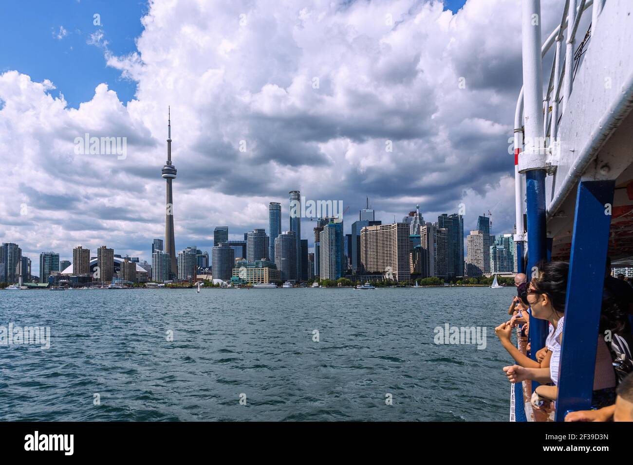 geography / travel, Canada, Toronto, skyline of downtown Toronto with ...