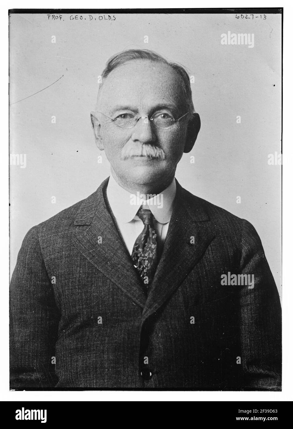 Prof. Geo. D. Olds Stock Photo - Alamy