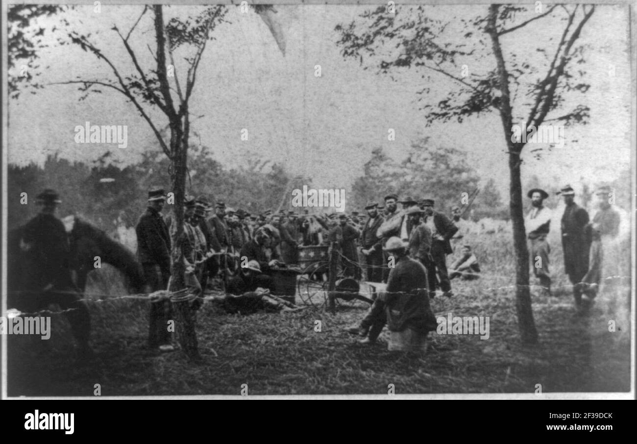 Prof. Thaddeus Lowe's ''Balloon Camp'' at Gaines Mill, Va., May 1862 ...