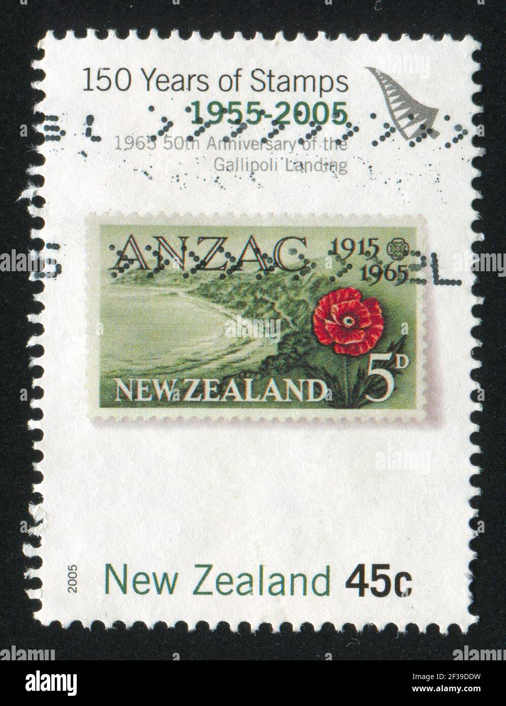 NEW ZEALAND - CIRCA 2005: stamp printed by New Zealand, shows New ...