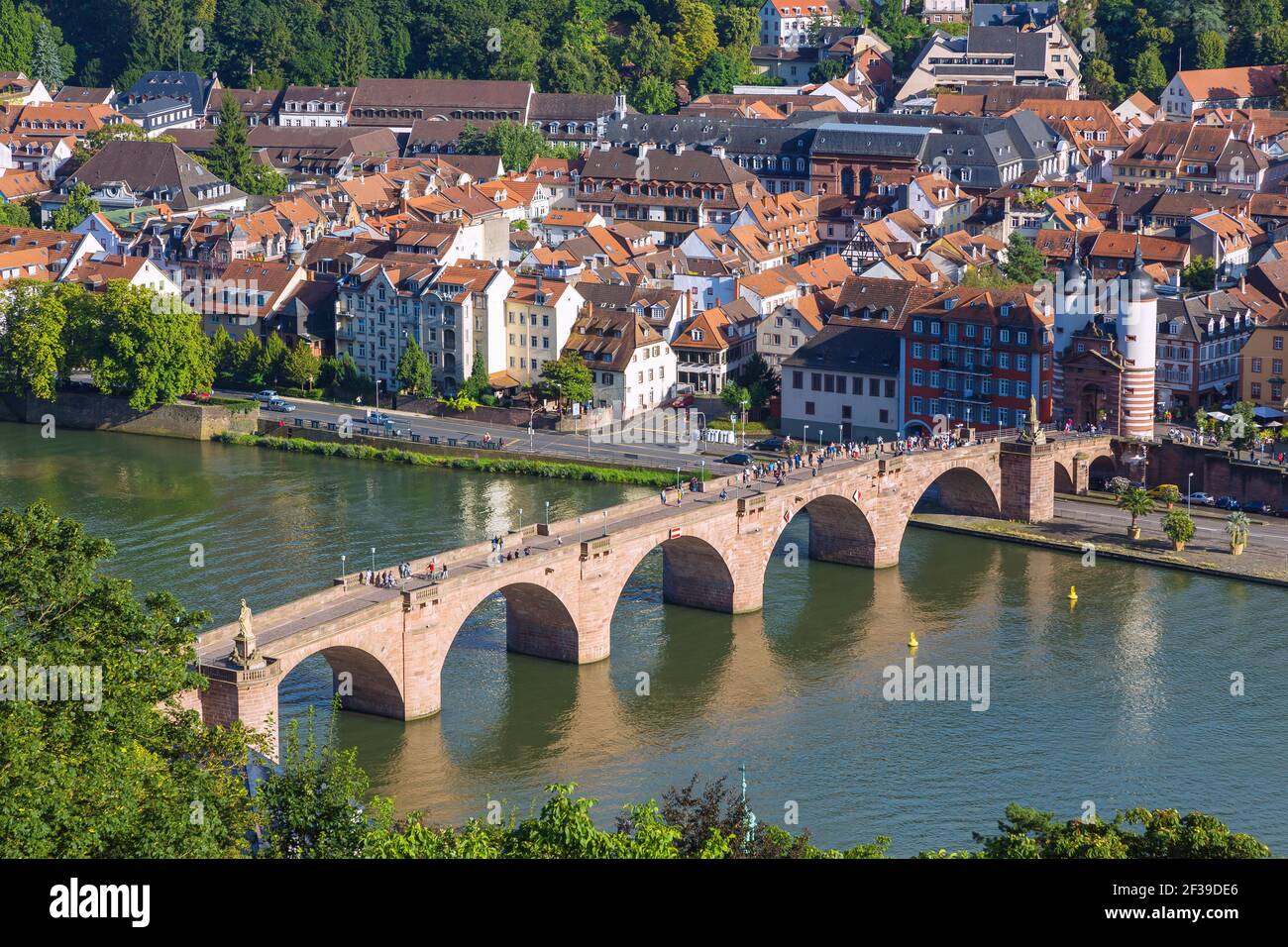geography / travel, Germany, Baden-Wuerttemberg, Heidelberg, view from ...
