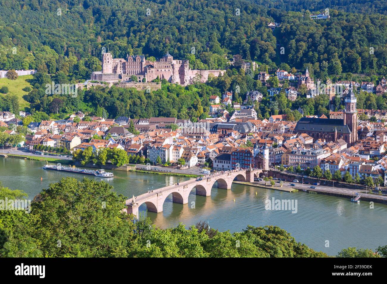 Heidelberg castle philosophenweg hi-res stock photography and images ...