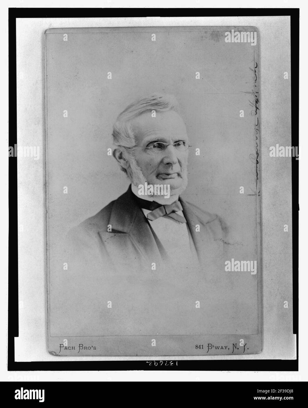 Professor Arnold Henry Guyot, of Princeton University, bust portrait ...