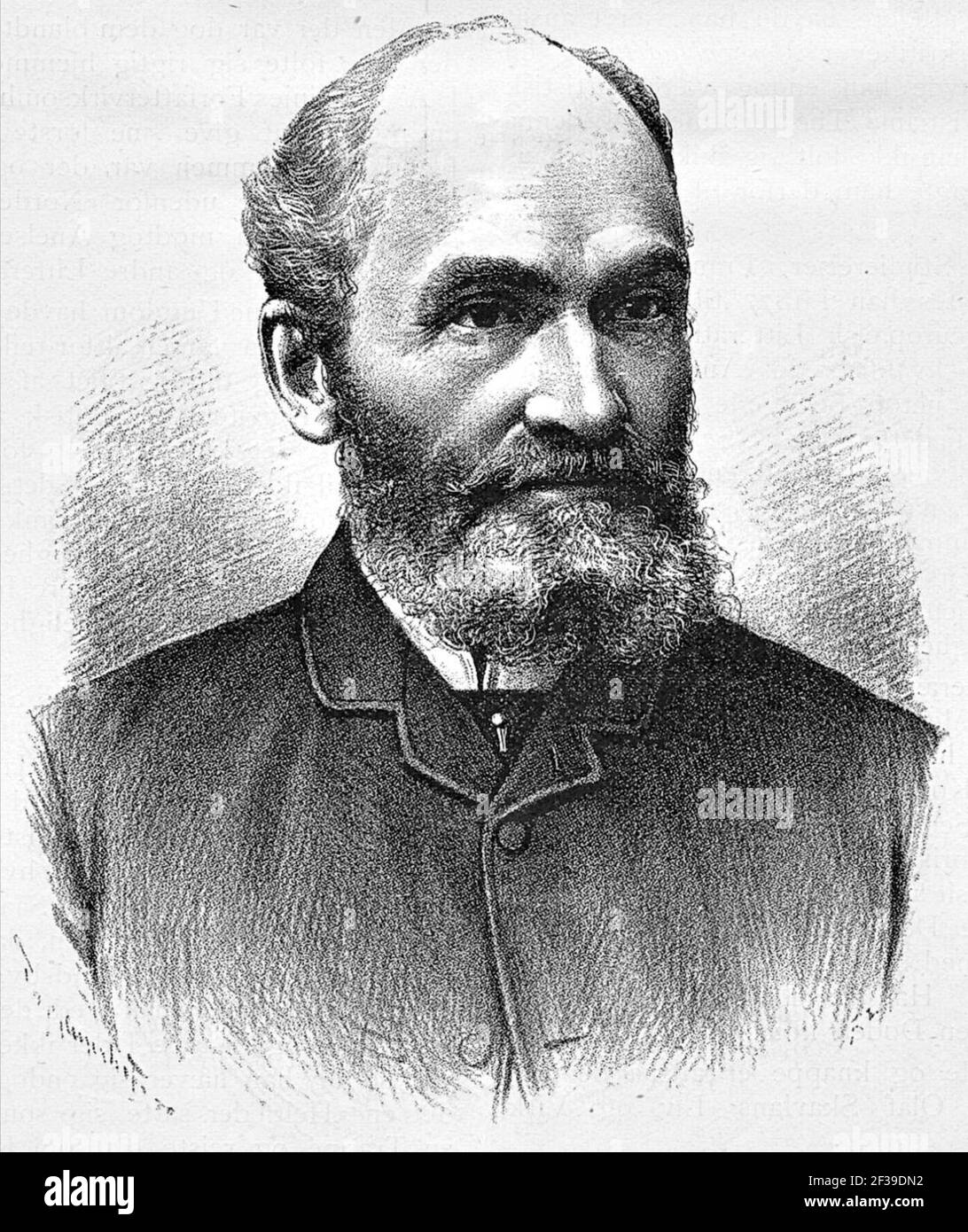 Professor Dr. Olaf Skavlan - 1891 Stock Photo - Alamy