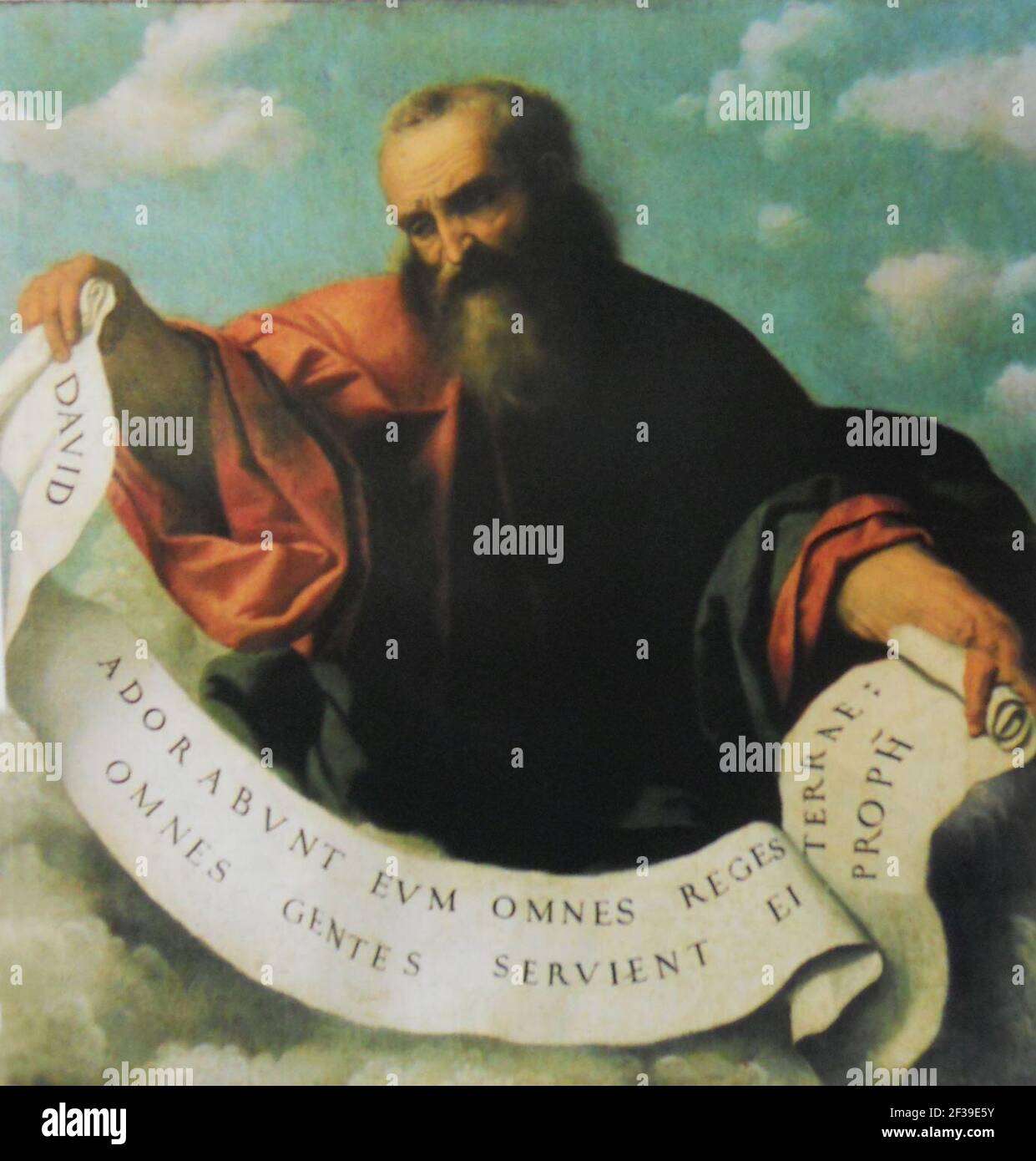 Profeta David (Moretto Stock Photo - Alamy