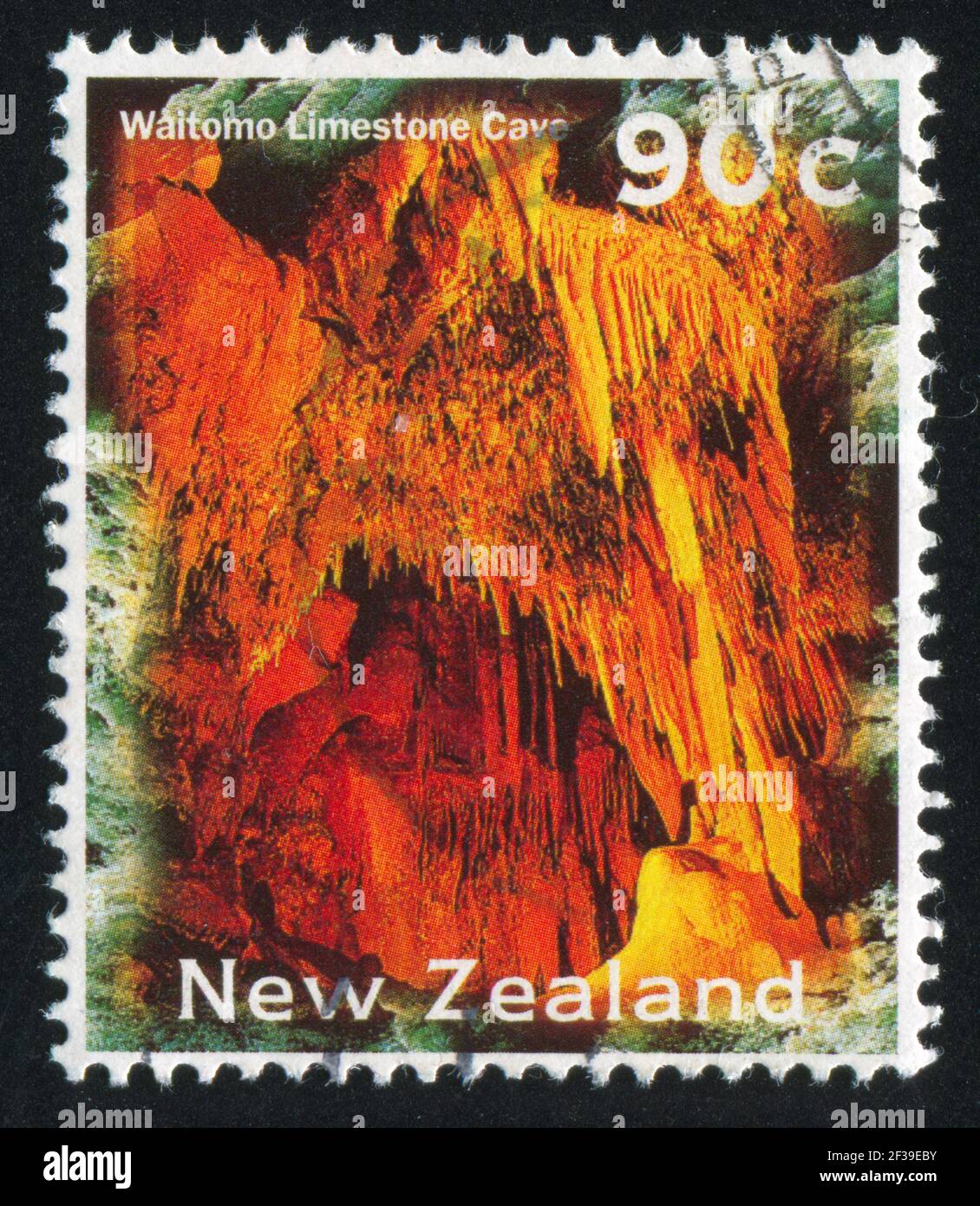 NEW ZEALAND - CIRCA 1996: stamp printed by New Zealand, shows Waitomo ...