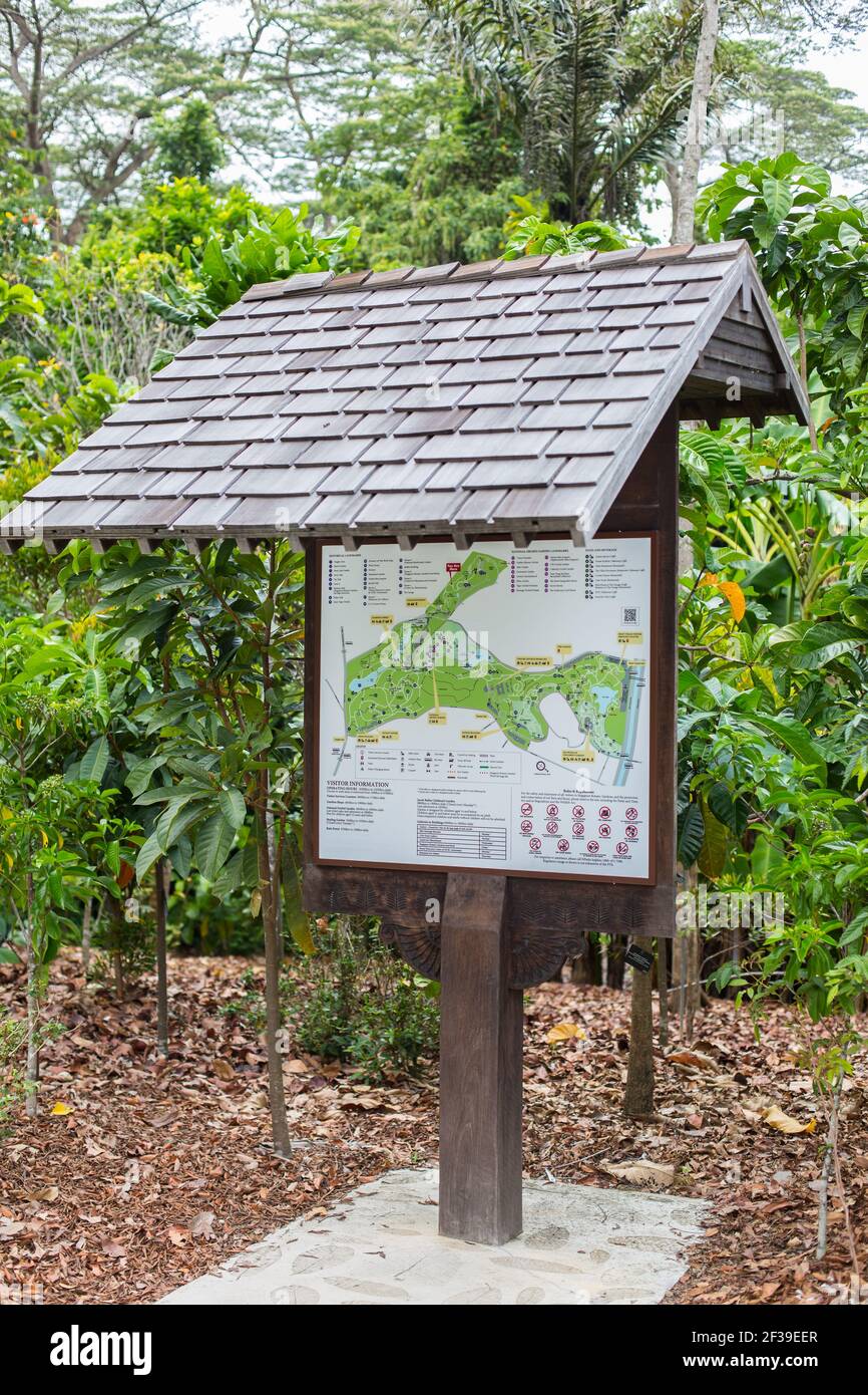 Singapore Botanic Gardens Map