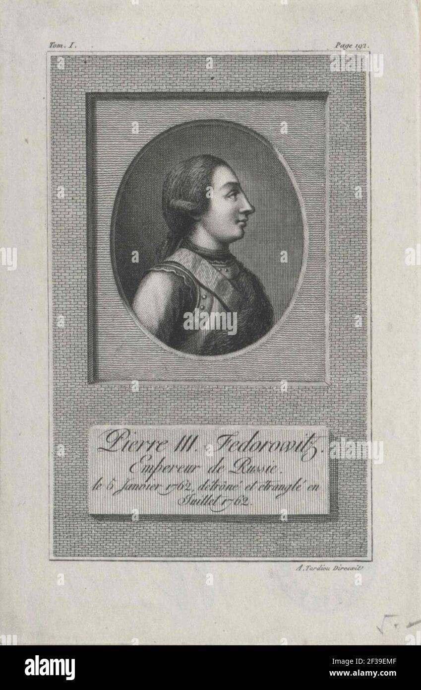 Portrait of peter iii hi-res stock photography and images - Alamy