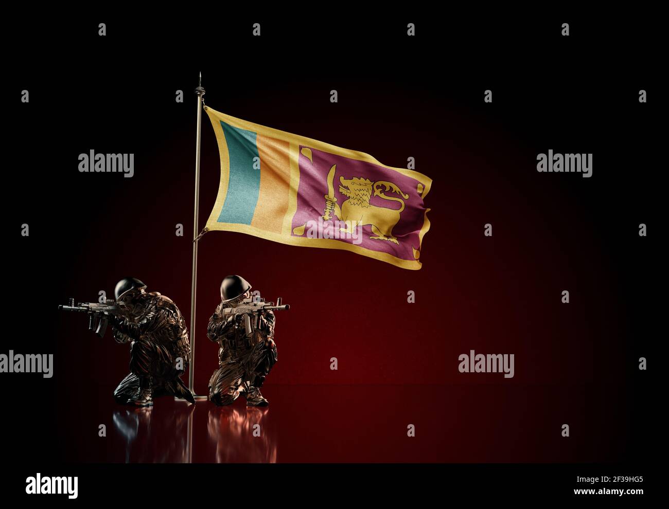 National flag of sri lanka hi-res stock photography and images - Alamy