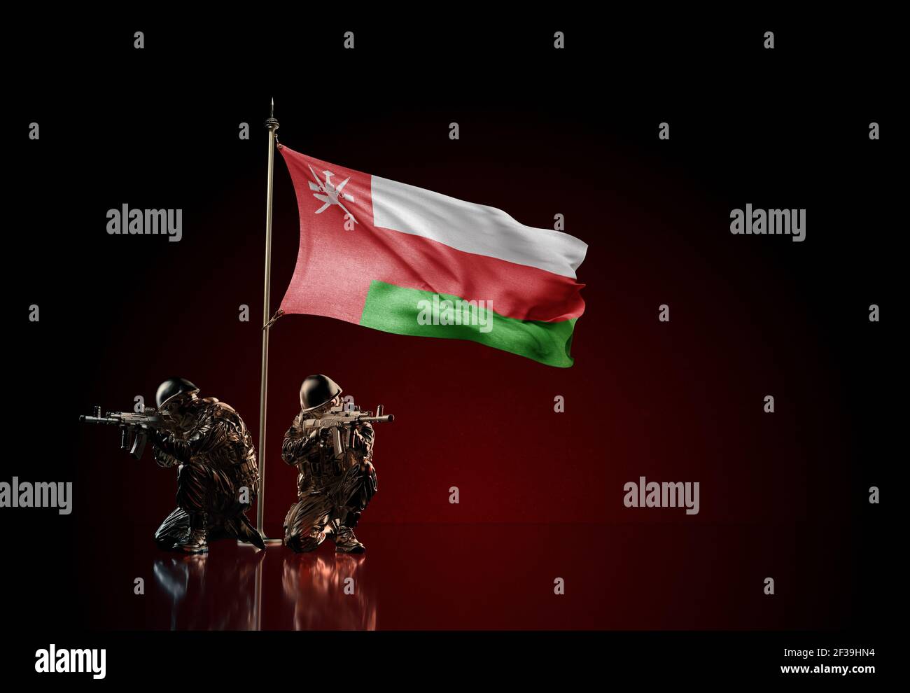 National Flag Of Oman High Resolution Stock Photography and Images - Alamy