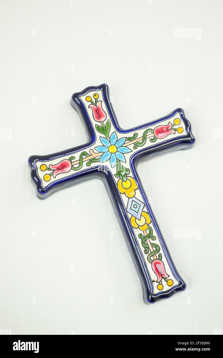 Enameled Cross, France Stock Photo - Alamy