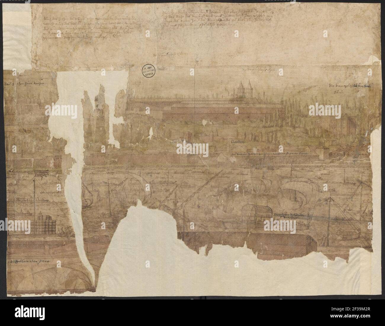 Prospect of Constantinople, Sheet 4, Melchior Lorck, 1559 Stock Photo ...