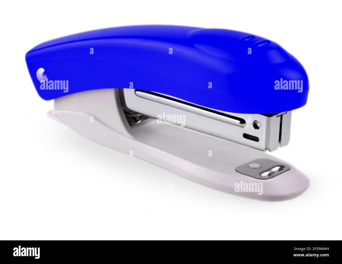 The Blue stapler isolated on white backgroun Stock Photo - Alamy