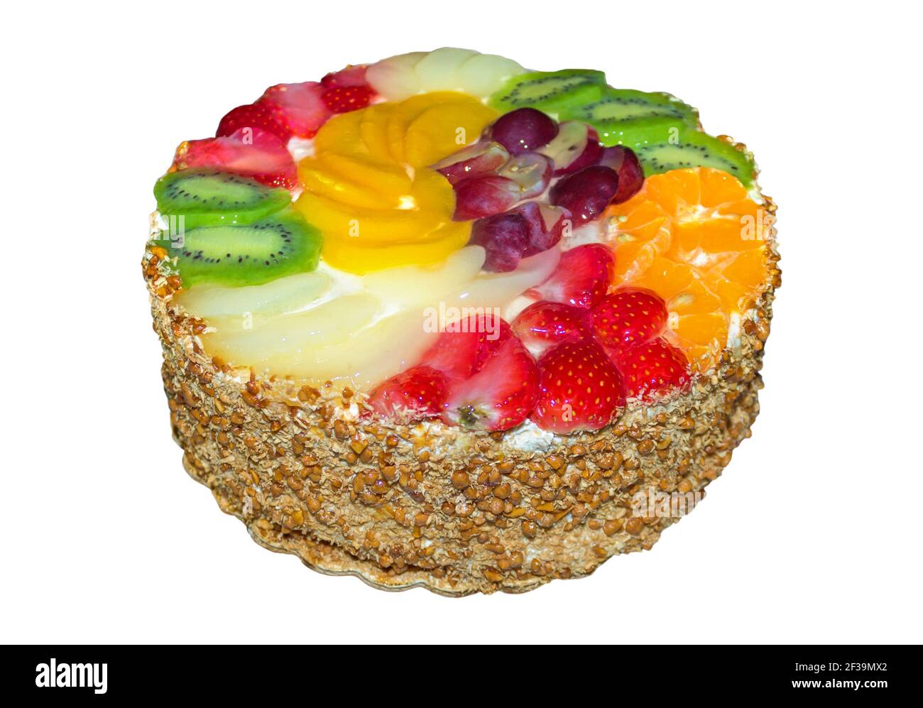 Birthday Fruit Cake Designs