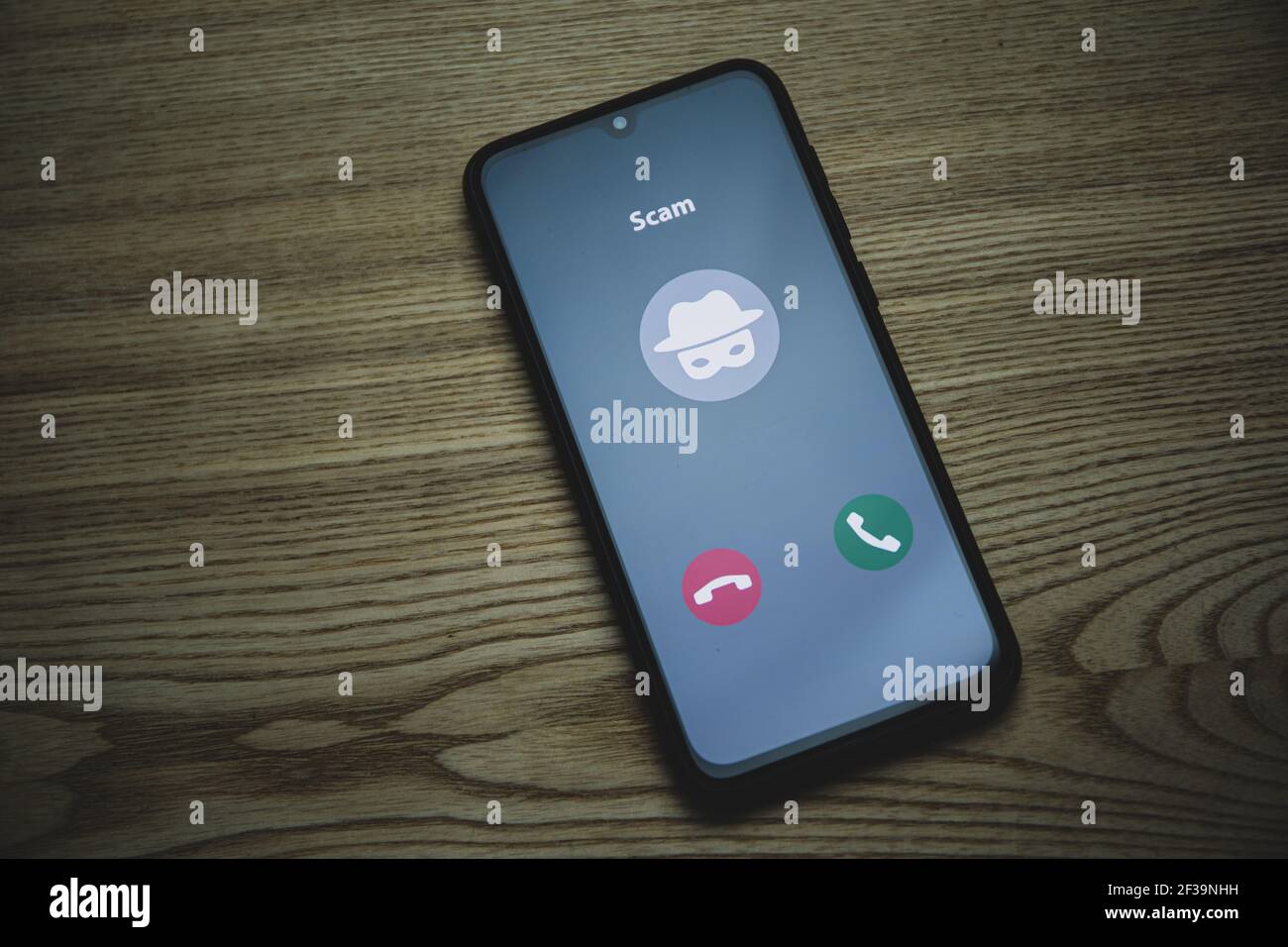 Suspicious call scammer hang up hi-res stock photography and images - Alamy