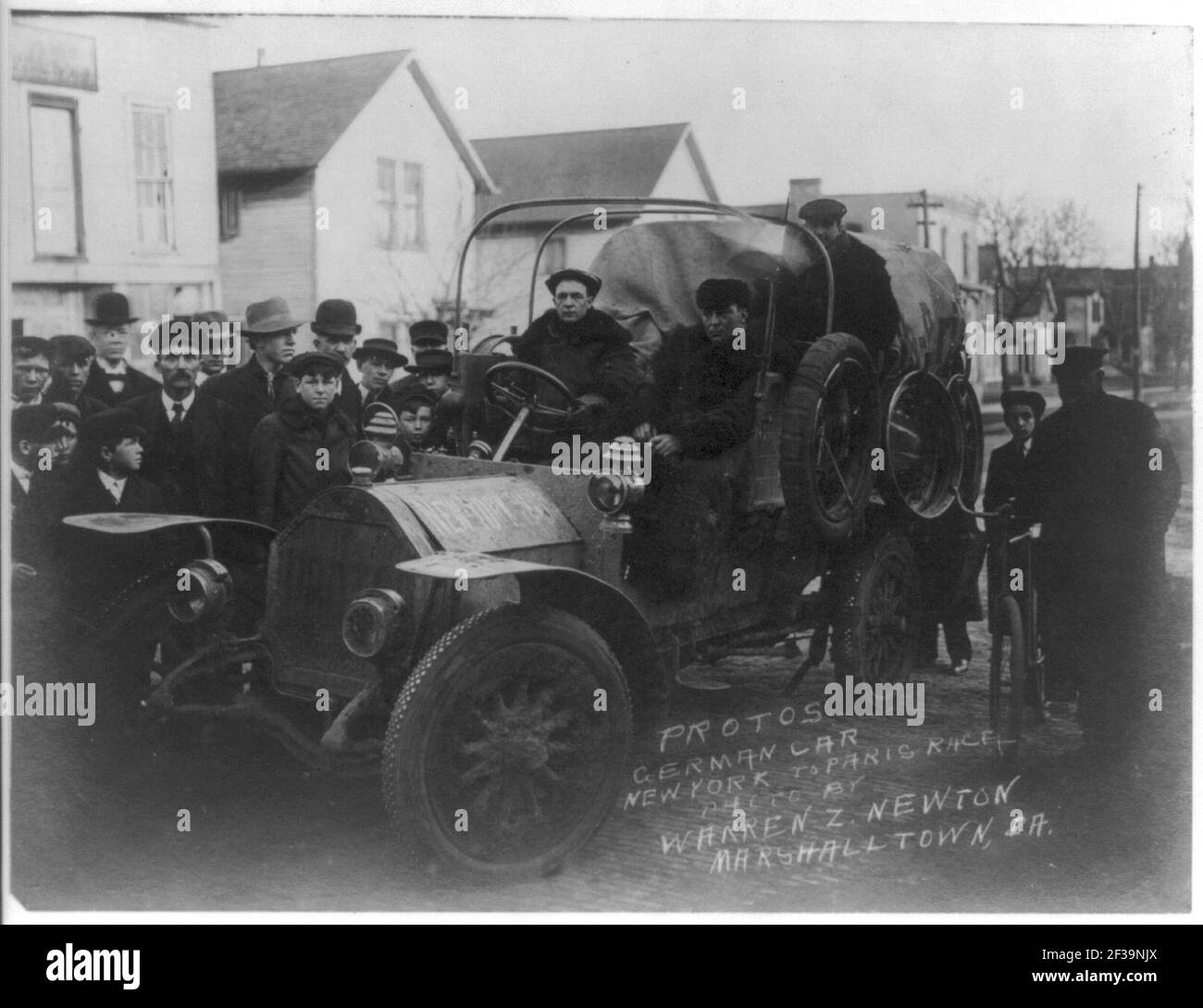 Historic vintage german race car Black and White Stock Photos & Images ...