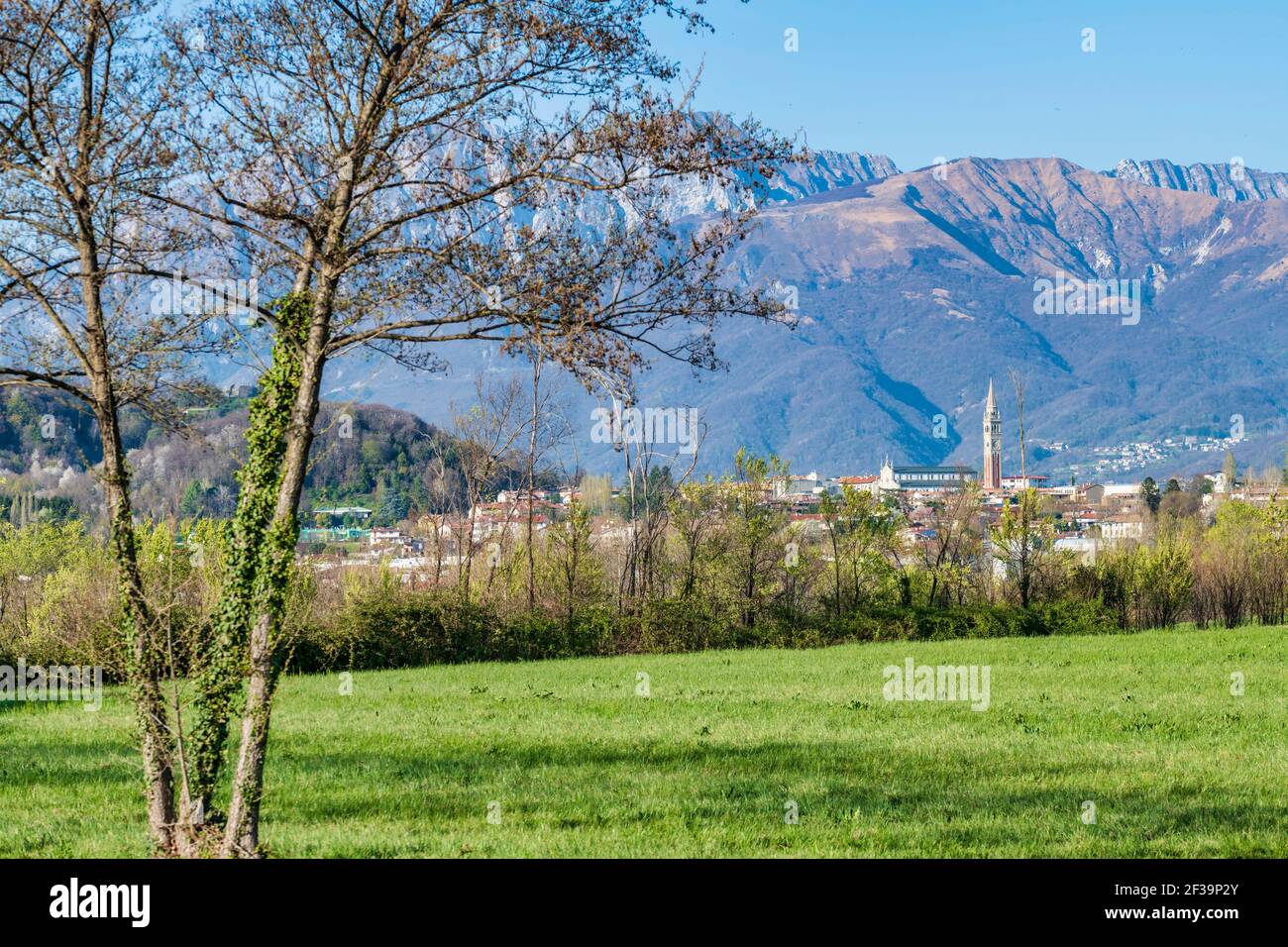 Spring. Explosion of life in the nature and in the ancient villages ...