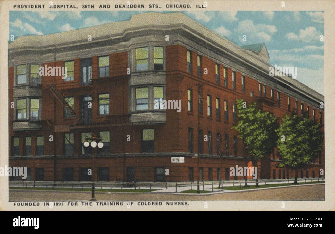 Provident Hospital, 36th and Dearborn Sts., Chicago, Ill. Founded in ...