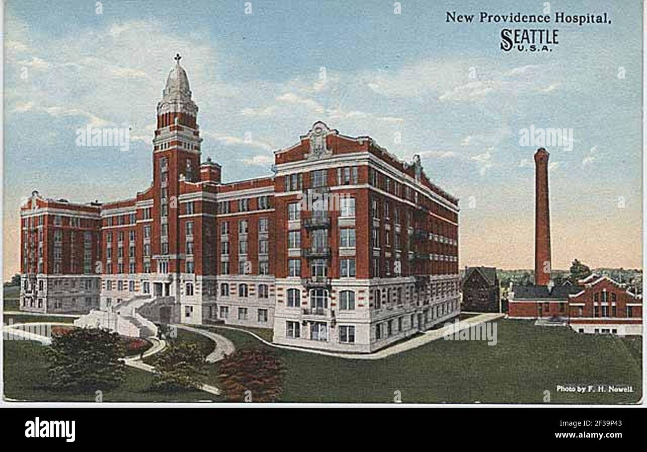 Providence Hospital, Seattle, ca 1911 (MOHAI 3013 Stock Photo - Alamy