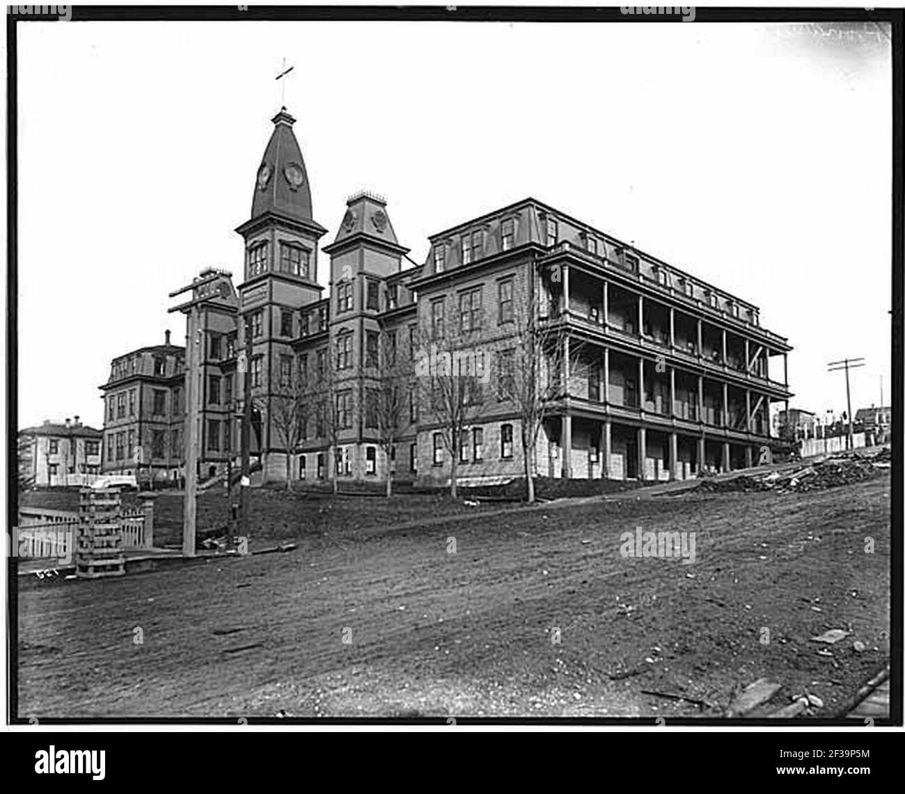 Providence Hospital exterior viewed from across Madison St, Seattle ...