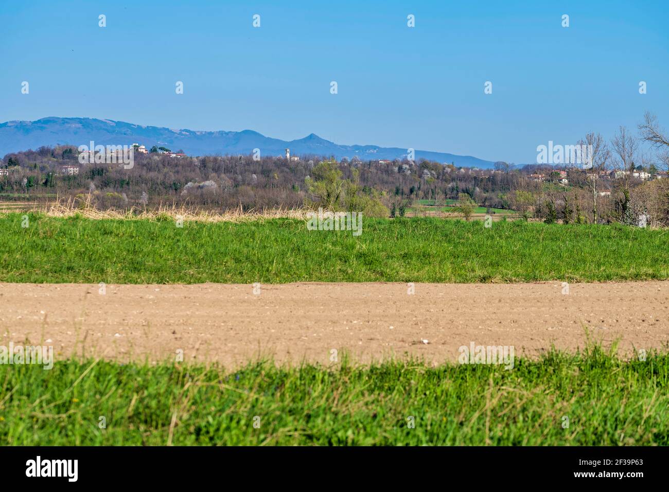 Spring. Explosion of life in the nature and in the ancient villages ...