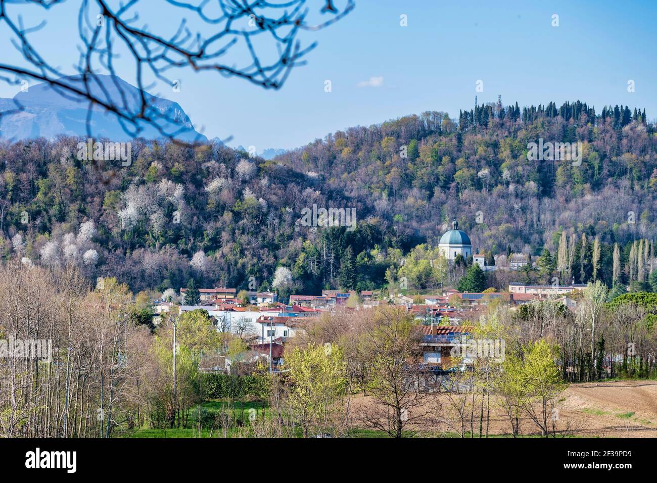 Spring. Explosion of life in the nature and in the ancient villages ...