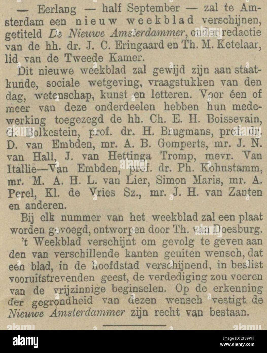 Weekblad hi-res stock photography and images - Alamy