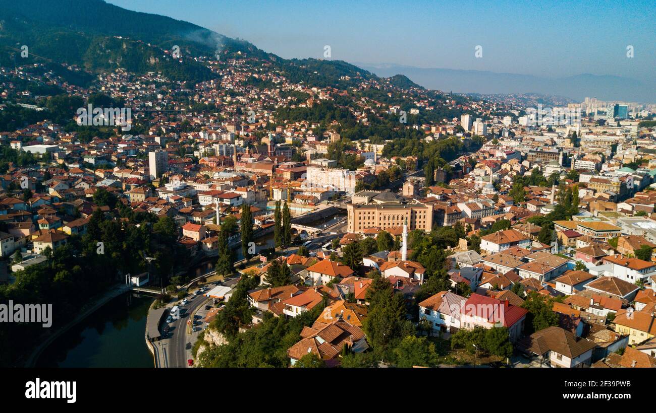 Sarajevo cityscape hi-res stock photography and images - Alamy