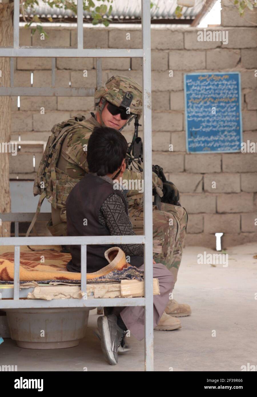 PRT Farah conducts key leader engagement at Farah City Prison 121206 ...