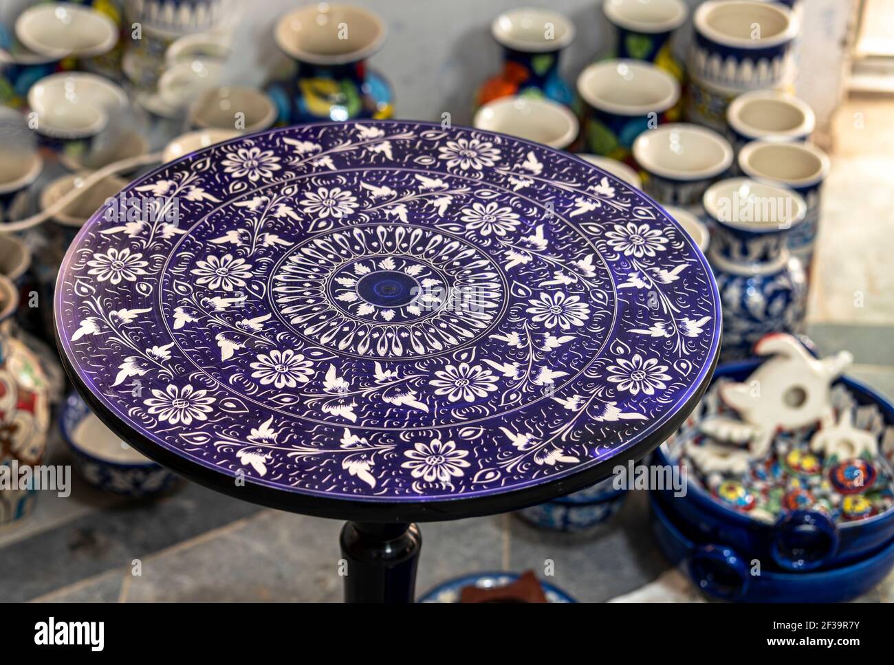 Blue Pottery is widely recognized as a traditional craft of Jaipur of ...