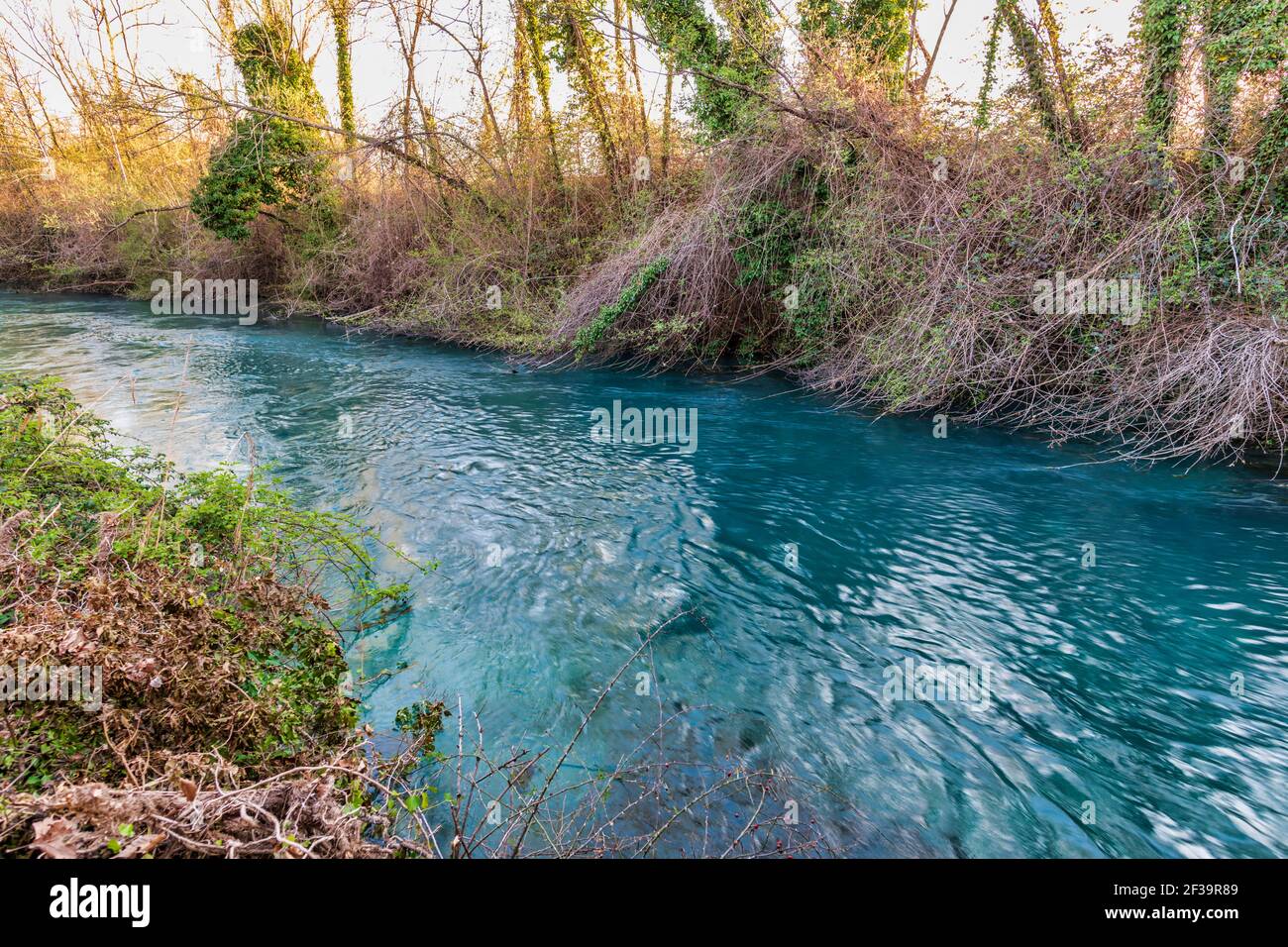 Spring. Explosion of life in the nature and in the ancient villages ...