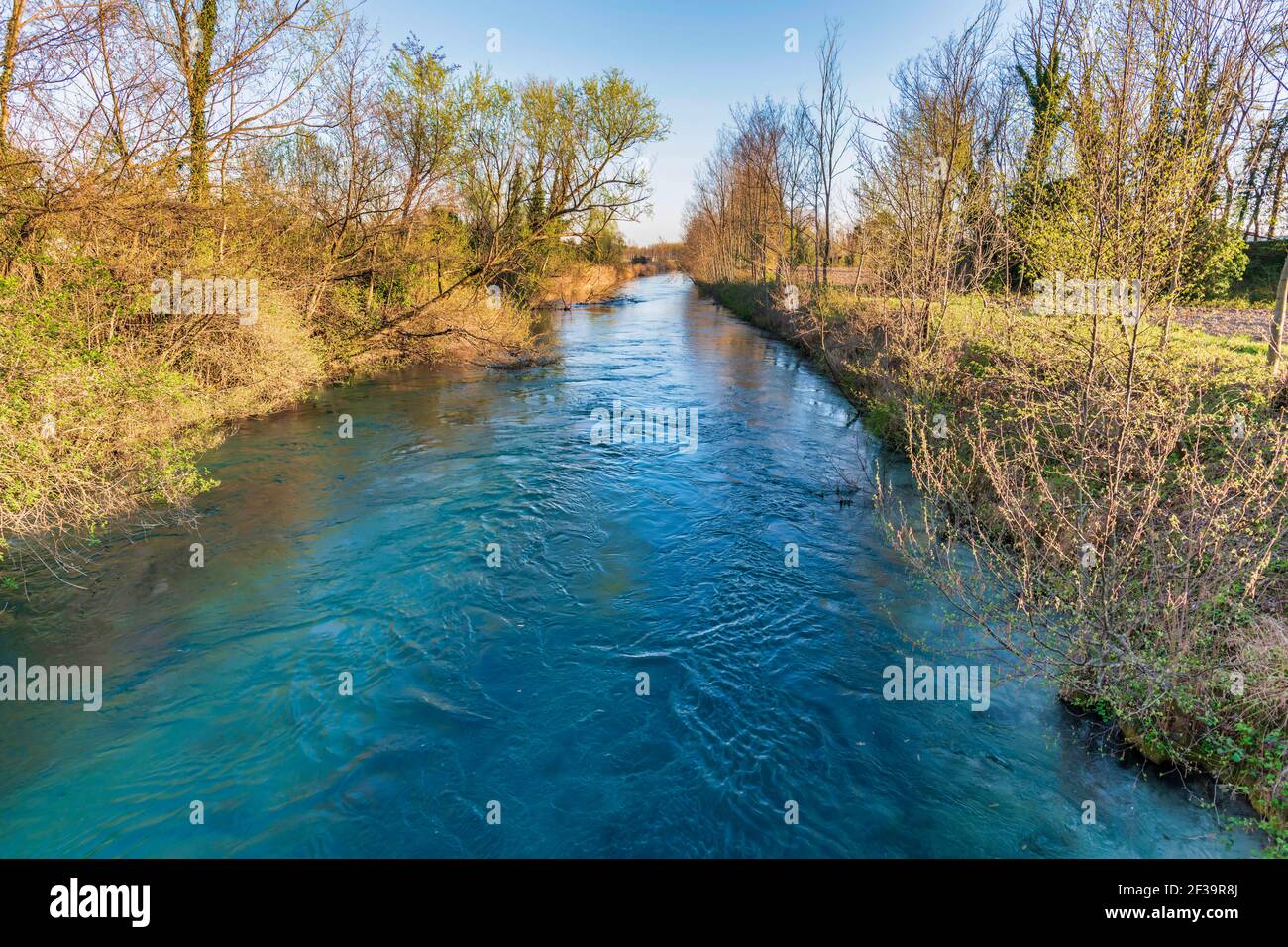 Spring. Explosion of life in the nature and in the ancient villages ...