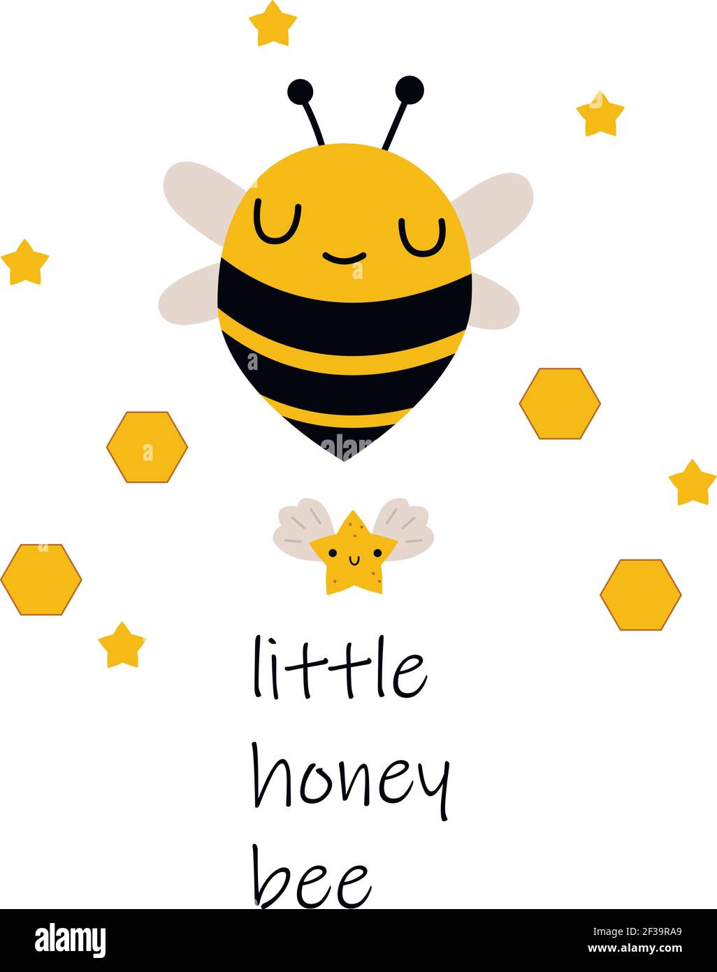 Simple bee hi-res stock photography and images - Alamy