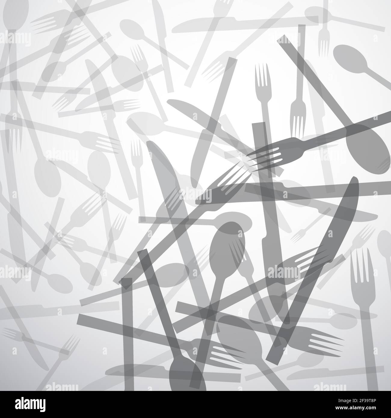Vector restaurant, tableware. Background Stock Vector Image & Art - Alamy