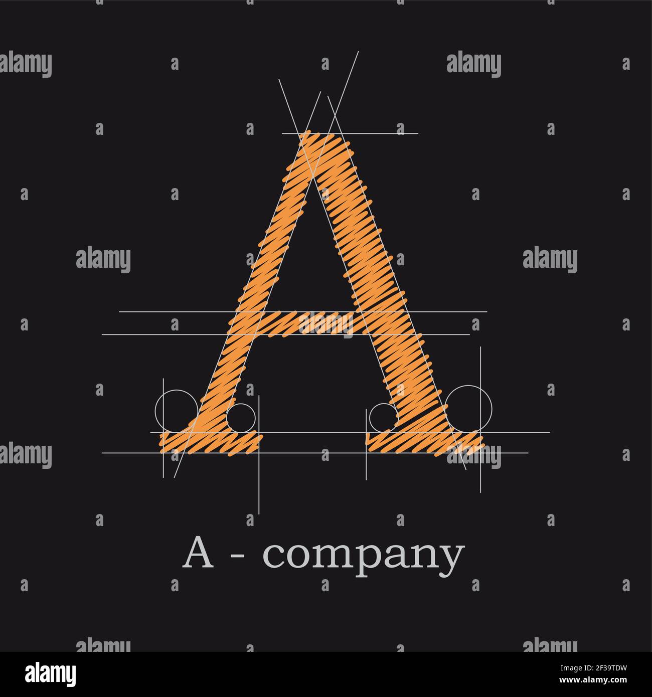 Vector logo design letter A Stock Vector Image & Art - Alamy