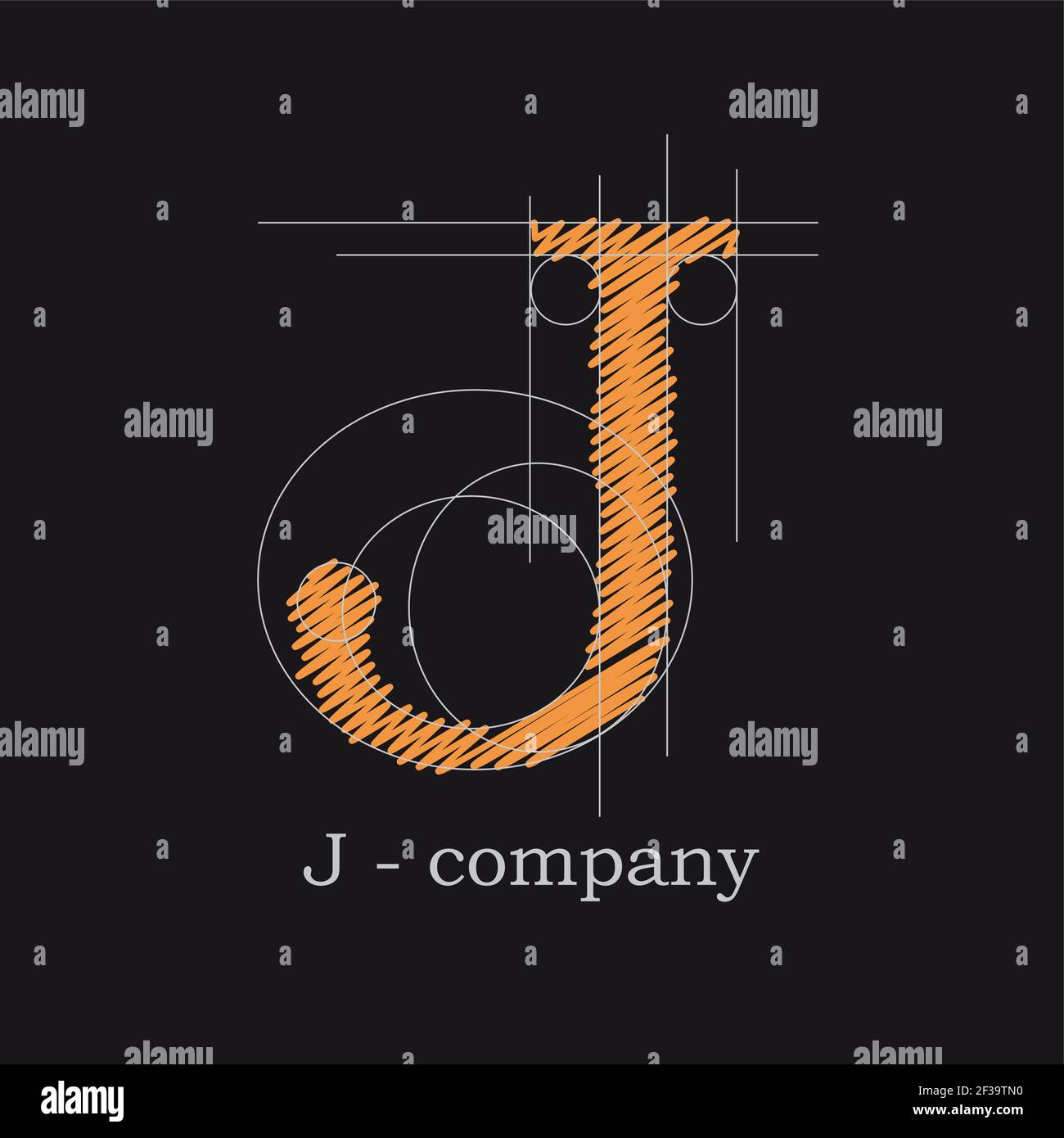Vector logo design letter J Stock Vector Image & Art - Alamy