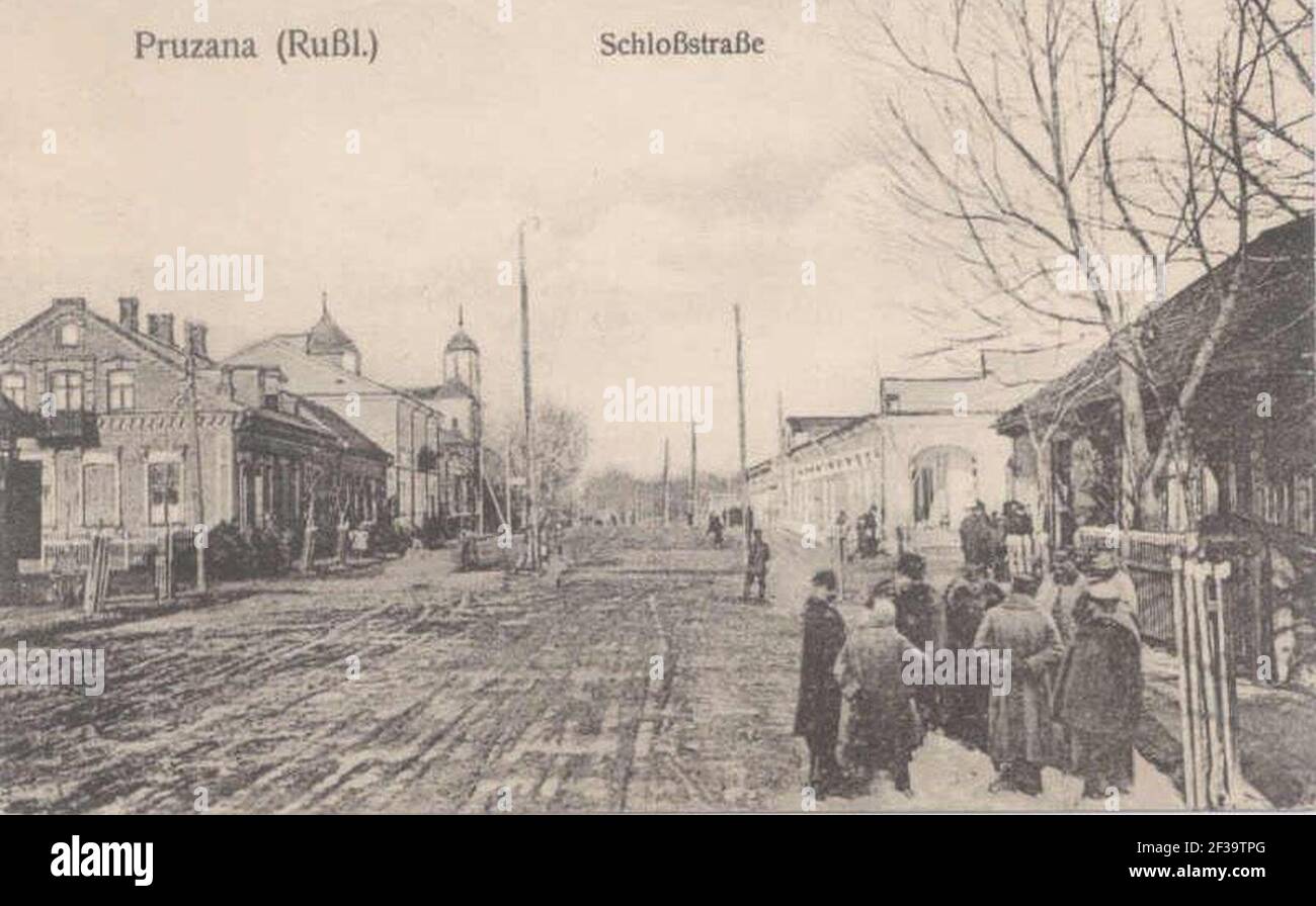 Pruzana Schloßstraße z Kobrynskaj Stock Photo - Alamy