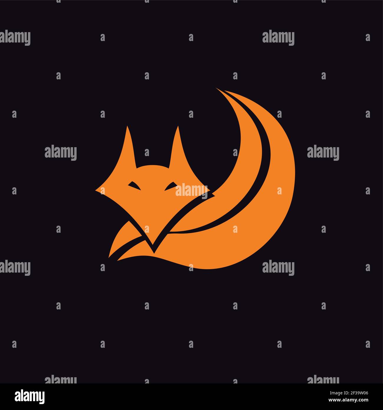 Vector logo abstract fox. Concept of cunning Stock Vector Image & Art ...